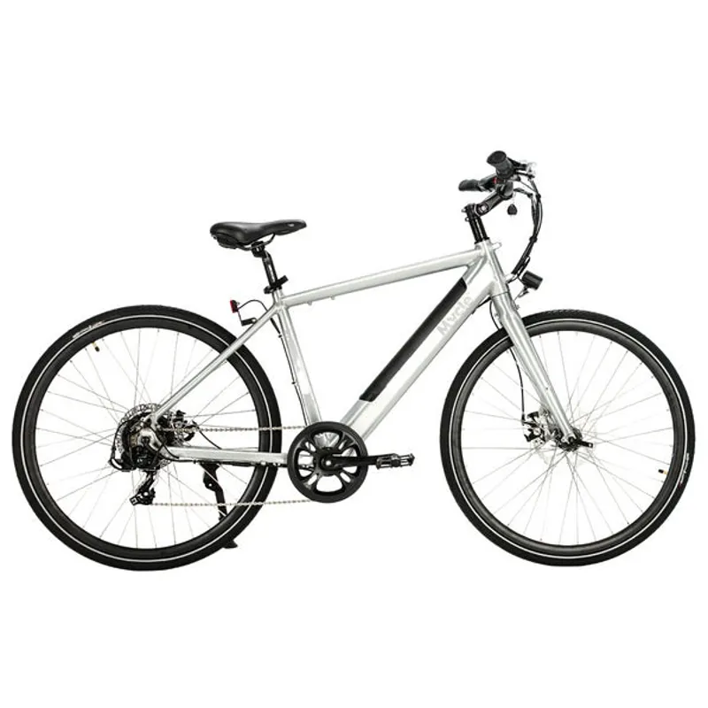 Mycle Cadence Hybrid Electric Bike in Raw Aluminium