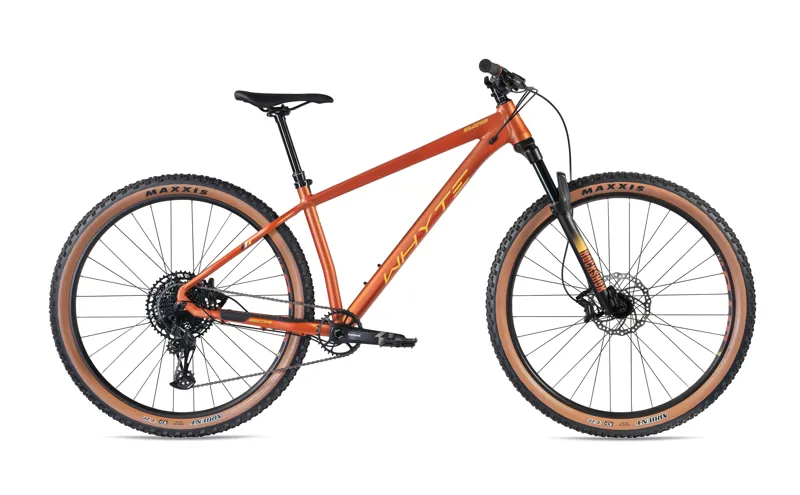 Whyte 529 v4 Hardtail Mountain Bike in Matt Burnt Orange Corn Sla