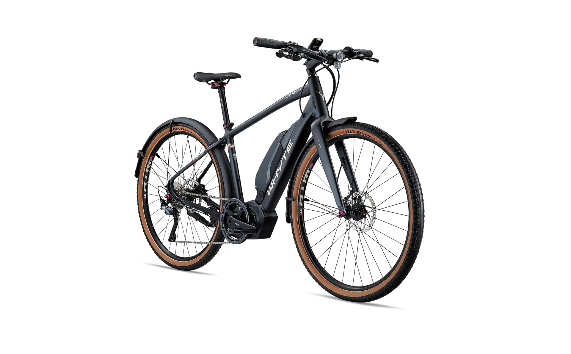 Whyte Highgate Compact Matt Granite with Silver Magenta Electric